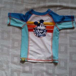 Disney | Swim | Disney Mickey Mouse Rash Guard For Kids White | Poshmark
